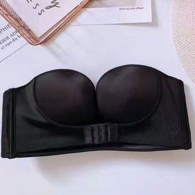 Oooo Bras For Women Strapless Front Buckle Small Chest Push Up ...