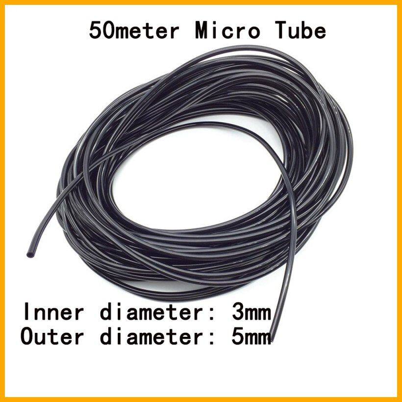 4mm Microtube/tubing Hitam ( 3/5mm ) Micro Tubing / Drip Irrigation ...