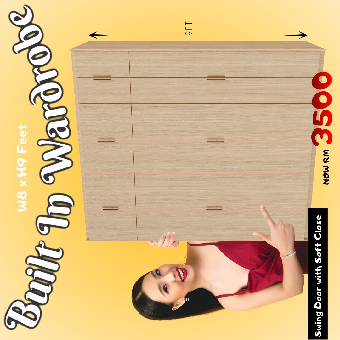 [INSTALLATION] Custom Made Wardrobe (9 Feet Height) - 4, 6 & 8 Feets ...