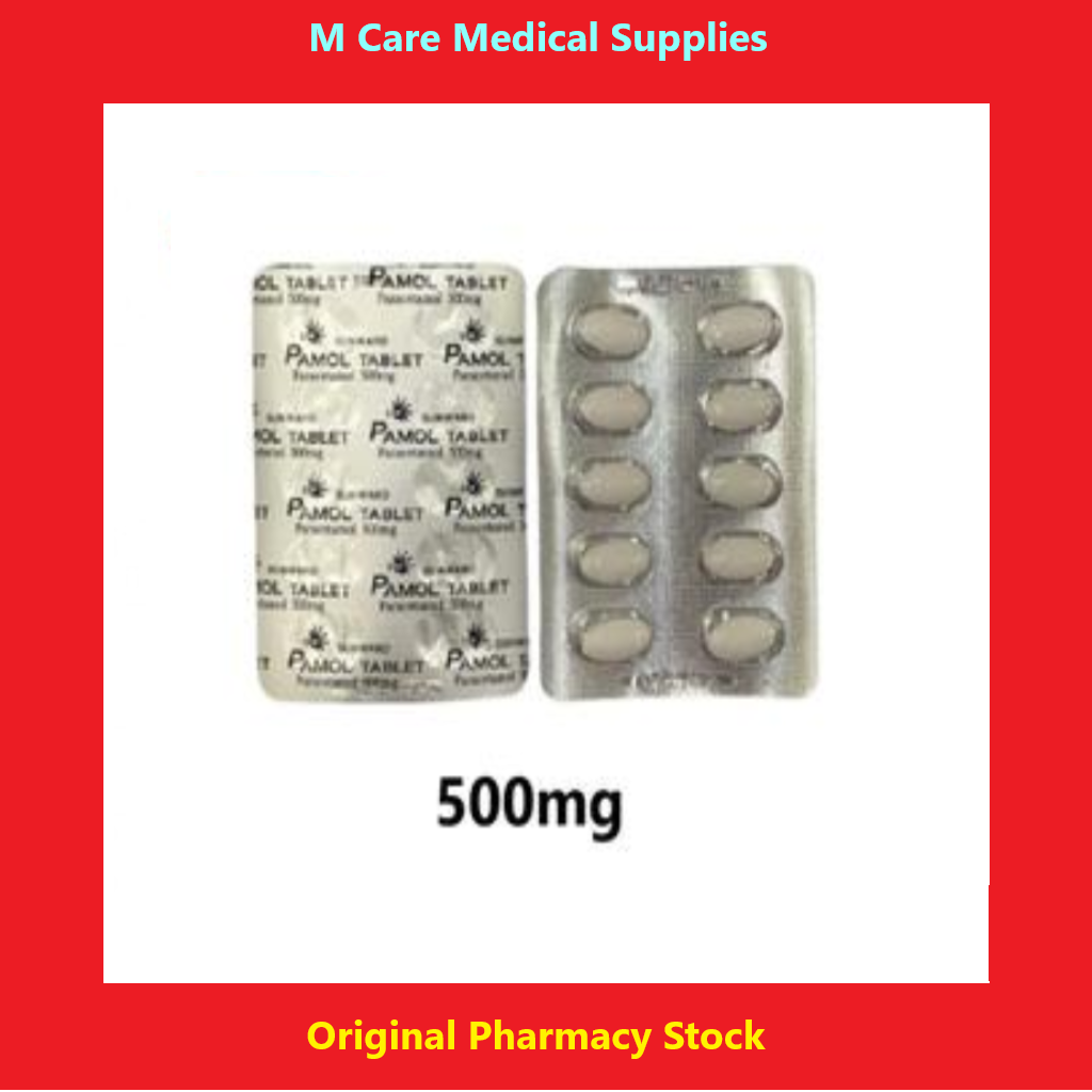 Sunward Pamol Paracetamol 500mg- 10tablets(1strip) | Lazada