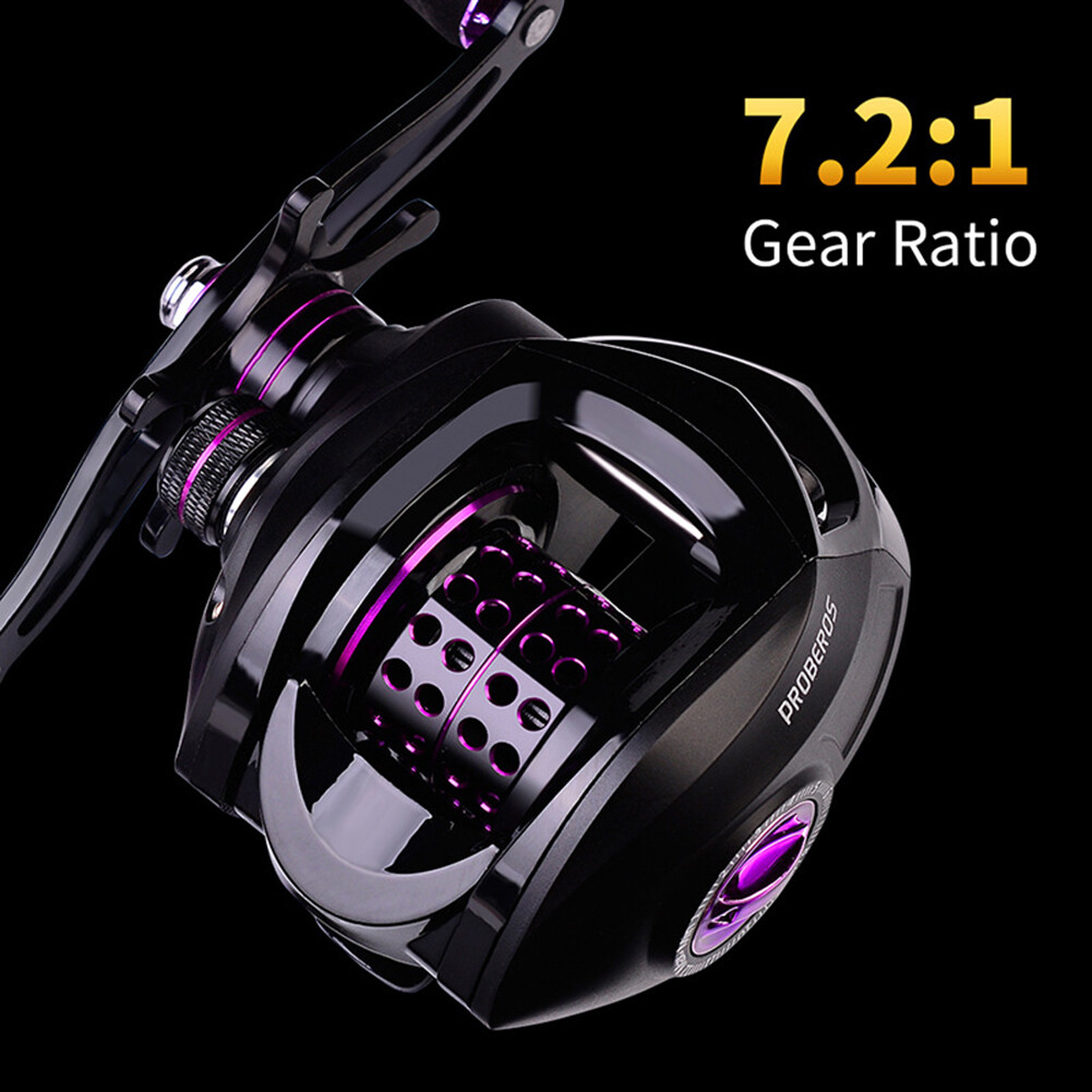 PROBEROS Baitcasting Reel 7.2/1ความเร็วสูง10กก.ลากสูงสุด3 + 1BB ปลา ...
