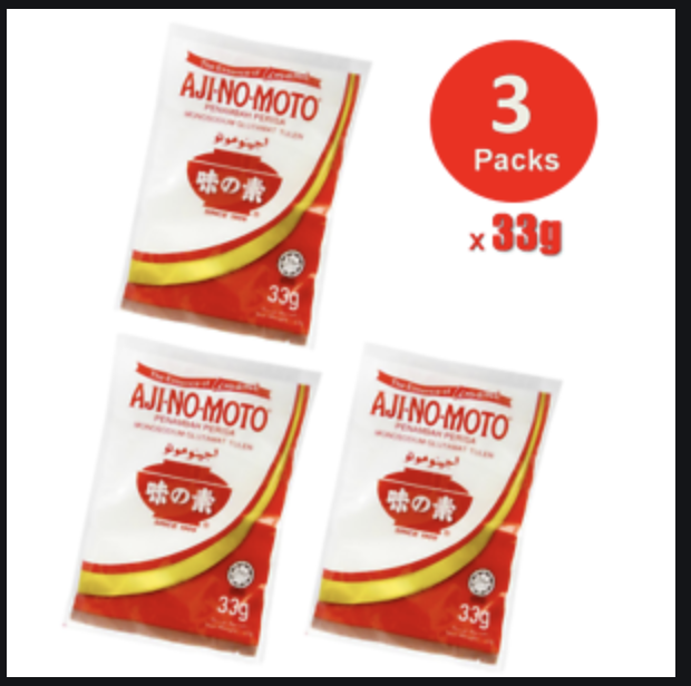 Ajinomoto Flavour Enhancer MSG 33gm - (3packs Set) | Lazada