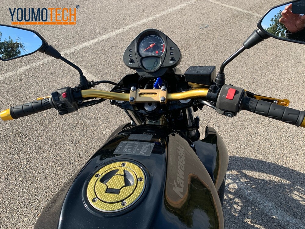 22mm 7/8 ''Handlebar รถจักรยานยนต์อลูมิเนียมพวงมาลัยสำหรับ Yamaha MT07 ...