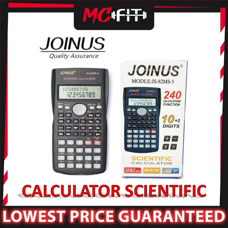 MCFIT Joinus Calculator JS82MSA Scientific Calculator For Primary Schools & High School ...