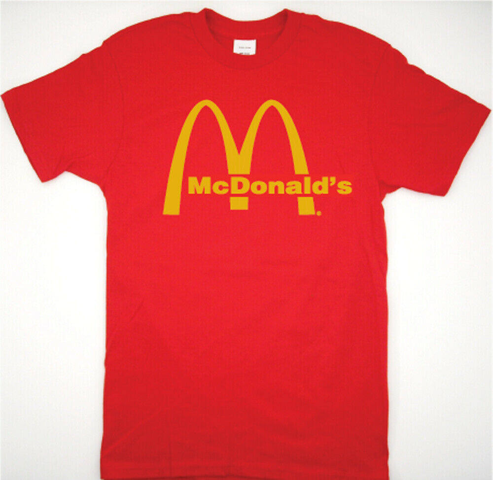 McDonalds Retro logo T Shirt fast food burger big mac mccafe mcnuggets ...