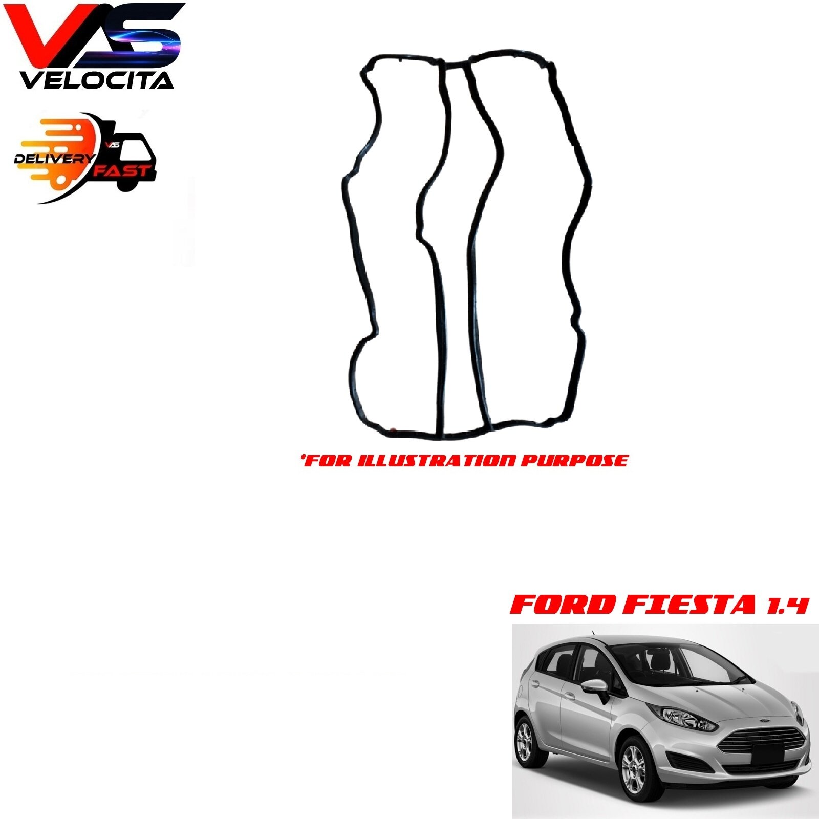 OEM VALVE ROCKER COVER GASKET FORD FIESTA 1.4 FYJA FXJA (1141575) | Lazada