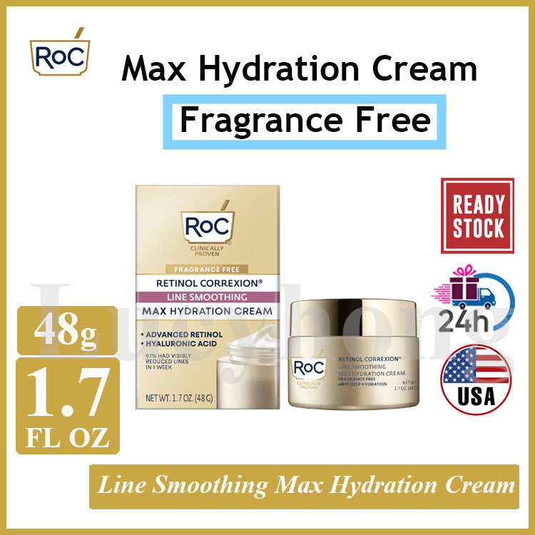 RETINOL CORREXION® ROC Line Smoothing Max Hydration Cream 48g [Scented / Fragrance Free] | Lazada