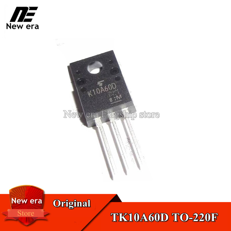 5Pcs Original K10A60D TO-220F TK10A60D TO220F 10A/600V MOSFET N-channel Ordinary and New ...