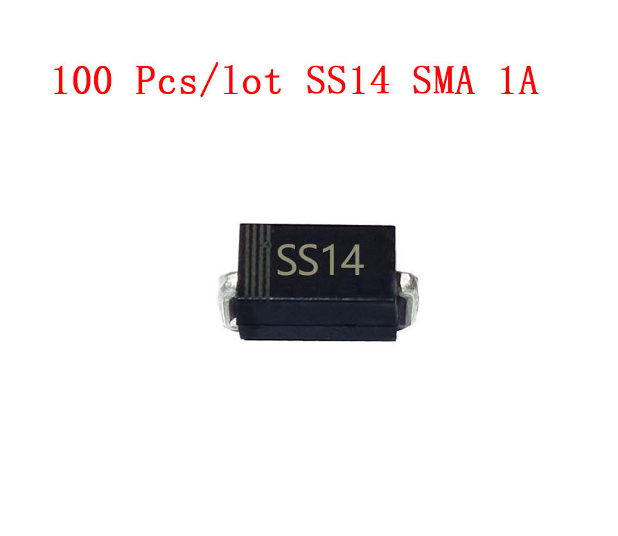 100ชิ้น/ล็อต SS14ไดโอด SMA 1A SMD Schottky | Lazada.co.th