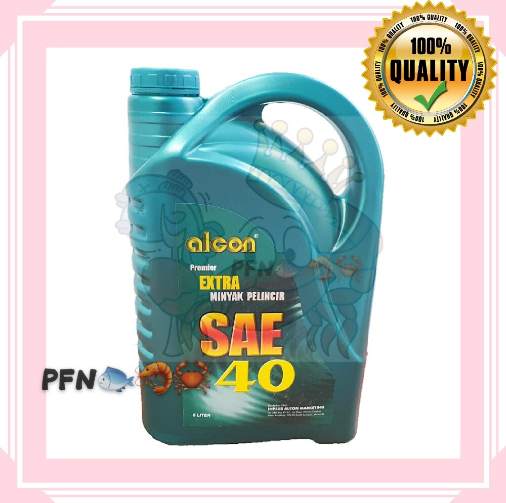 💥READY STOCK💥 Alcon Premier Extra SAE 40 Motor Oil 5L (Made in UAE ...