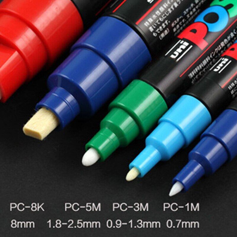 POSCA Marker Pen Set POP Poster Advertising Graffiti Pen PC-1M PC-3M PC ...