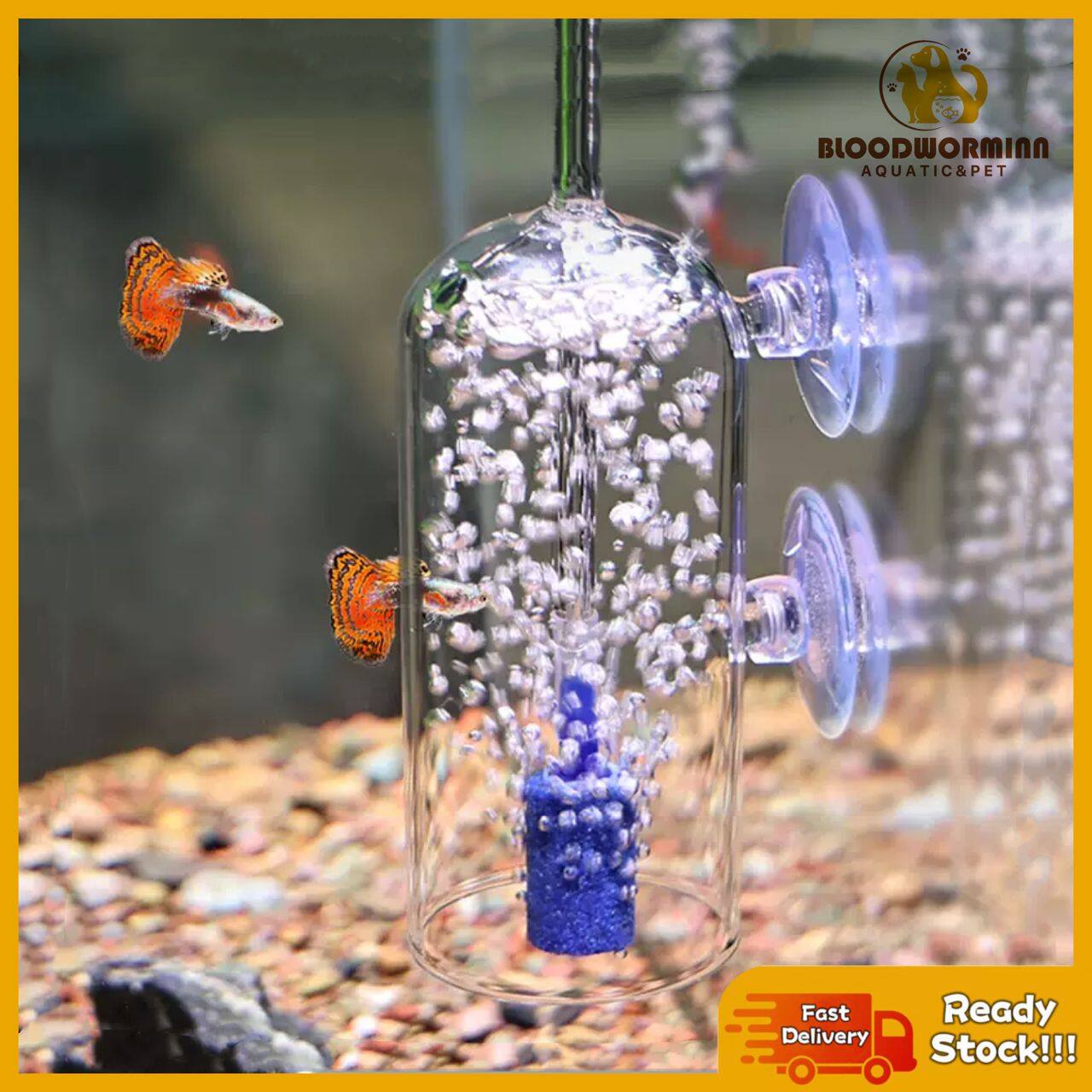 Aquarium Oxygen Air Dissolver Bubble Stopper水族箱氧气空气溶解器气泡(READY STOCK ...