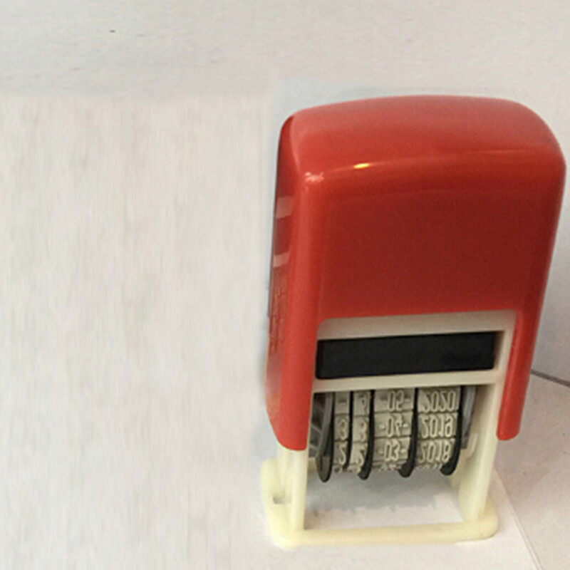 Xingtu 4Mm date stamp roller date stamp with ink english diy date seal ...