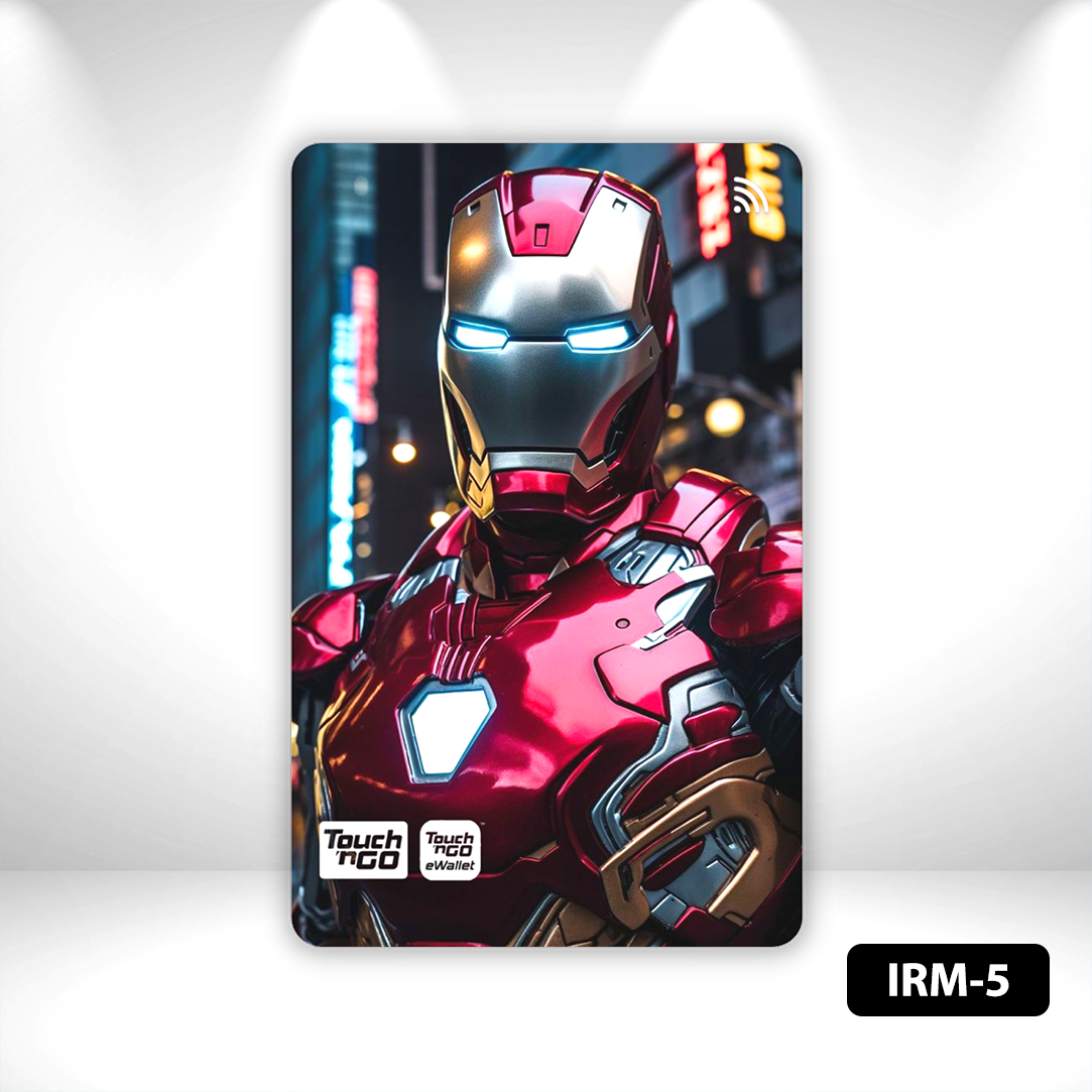 [MARVEL] Iron Man - Sticker TNG NFC Card Skincard by Sticko Animation ...