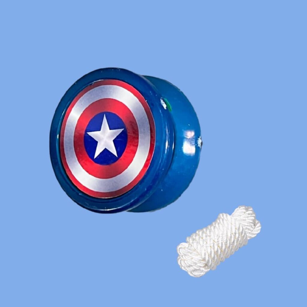 Yoyo LED Light SpiderMan Hulk Iron Man Creative YO-YO Cartoon Yoyo Cool ...