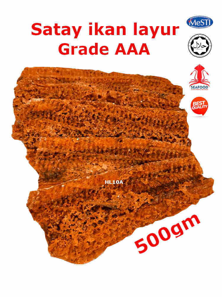 Satay Ikan Layur 500gm / Satay Beltfish / Crispy Fish / 沙爹鱼 | Lazada