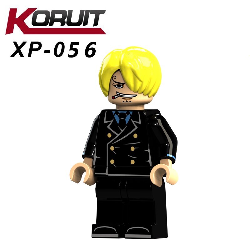 Minifigures การ์ตูนลูฟี่ Zoro Robin Frank Shanks Namie Building Blocks ...