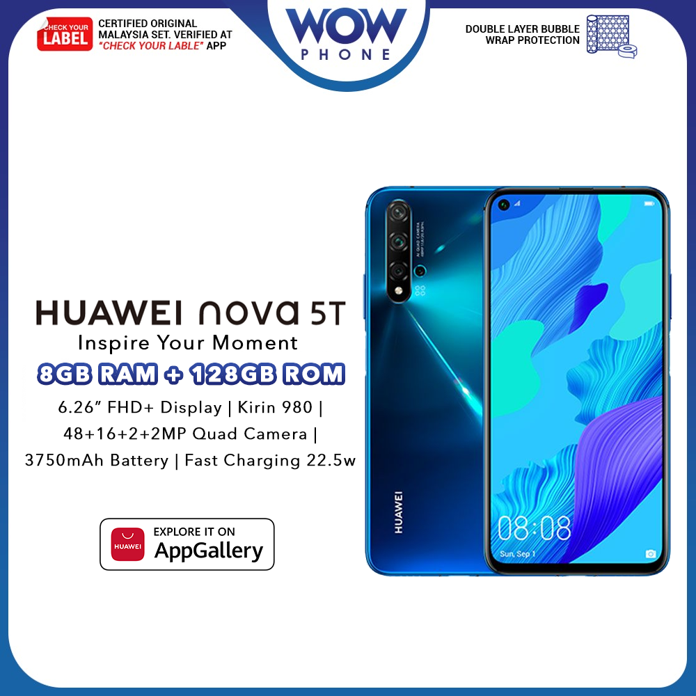 Huawei nova 5T Price in Malaysia & Specs - RM1099 | TechNave