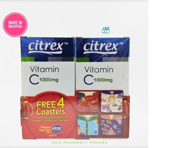 CITREX VITAMIN C 1000MG TABLETS SUGAR FREE (EXP :11/2024) | Lazada