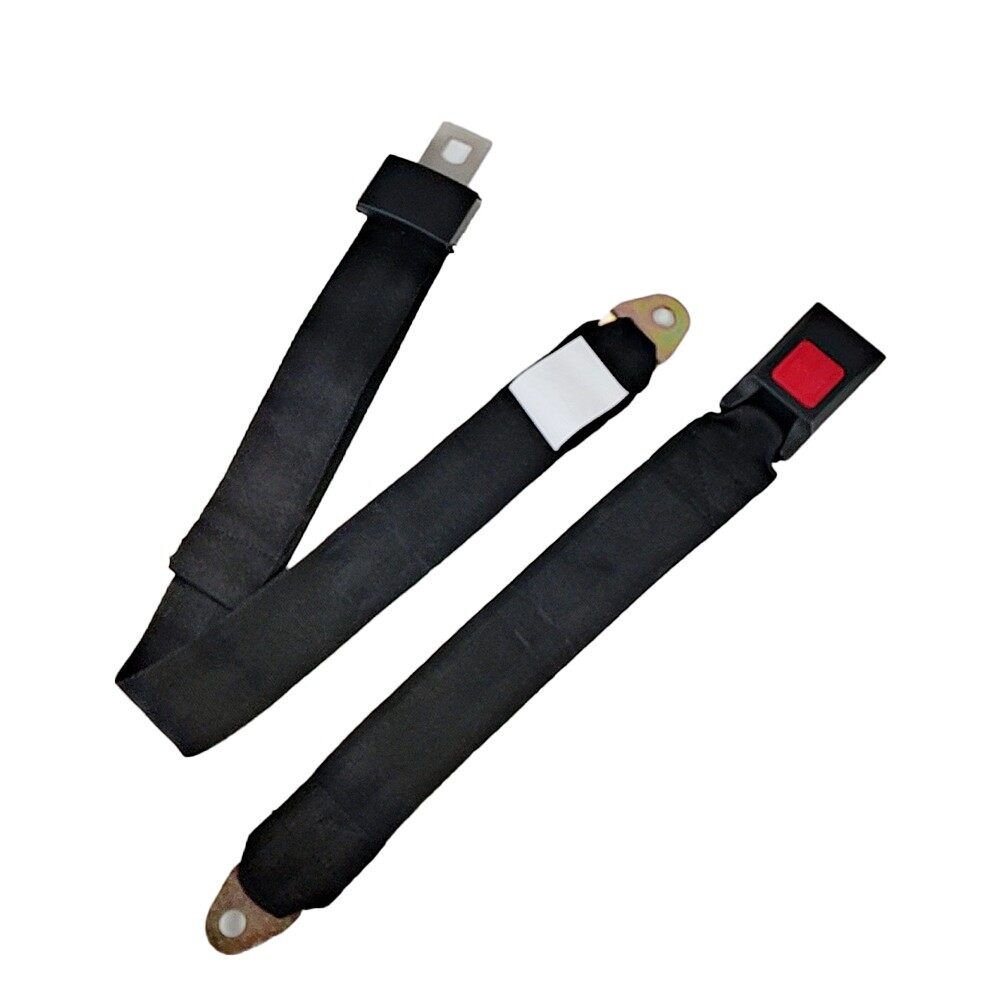 1 Set Brand New Adjustable 2 Point Lap Seat Belt For Classic Car. Safety Strap Black With High ...