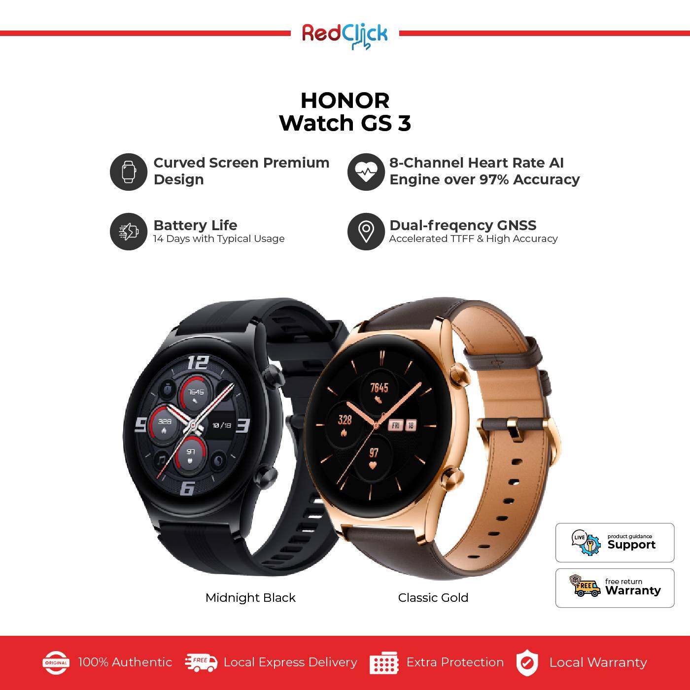 Honor Watch GS 3 Price in Malaysia & Specs - RM699 | TechNave
