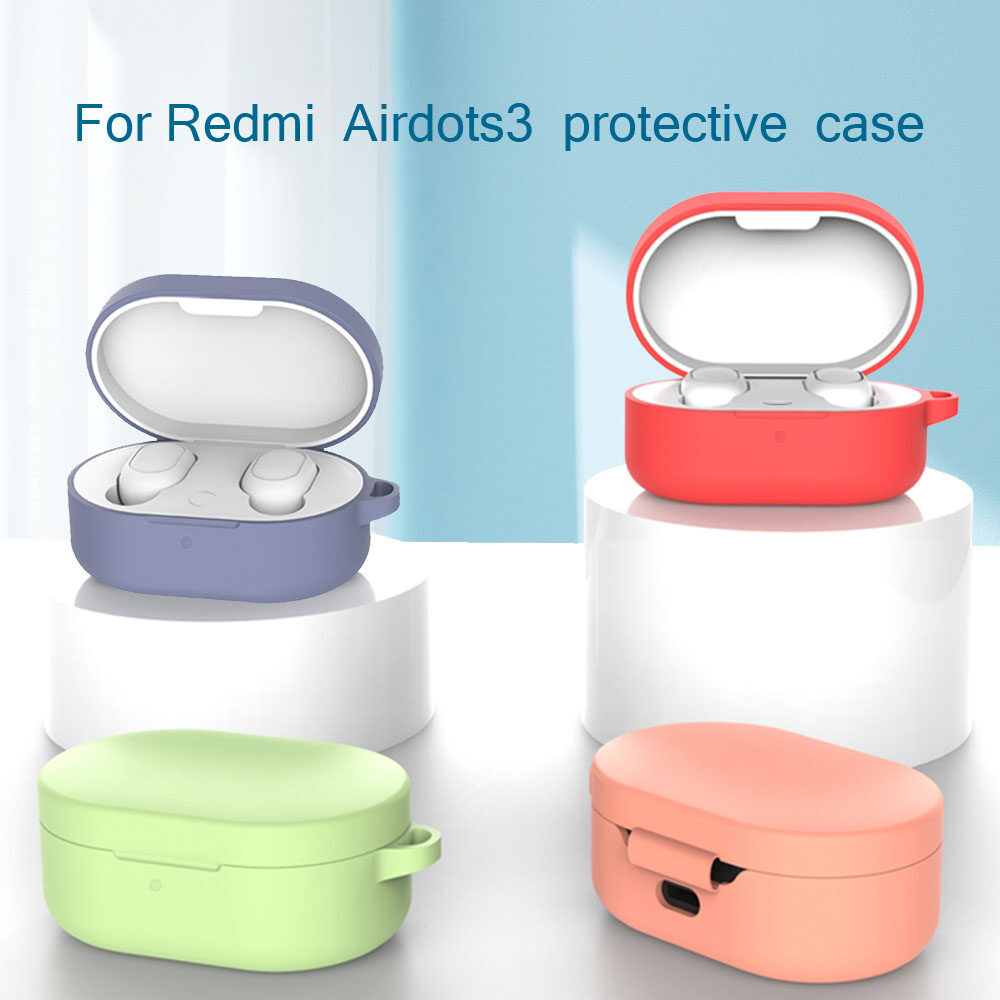 2-1Pcs เคสซิลิโคน (Hook) Redmi Mi AirDots 3ไร้สายบลูทูธ Soft เคส TPU ...
