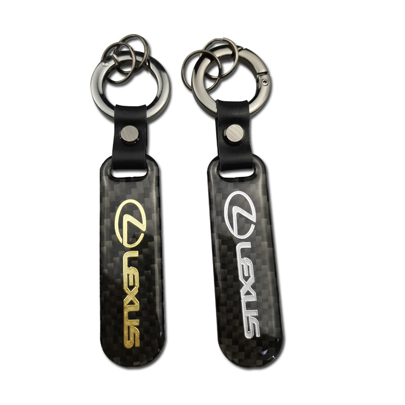 1ชิ้นโลหะกรรไกรรถคาร์บอนไฟเบอร์Key ChainสำหรับLexus Rx300 Gs300 Rx330 ...