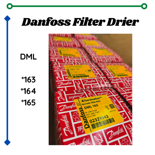 Danfoss Filter Drier DML 163/ 164/ 165 (Eliminator Hermetic Filter ...