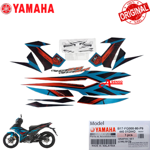 Y15 YSUKU Y15ZR Y15 V2 STICKER Y15 V2 SET GRAPHIC STRIPE CM6 COVER SET ...