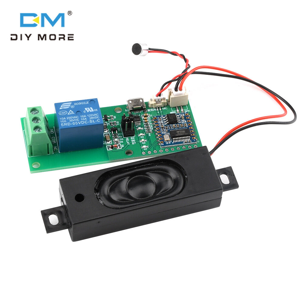 【100% Original】diymore HLK-V20 intelligent voice recognition chip ...