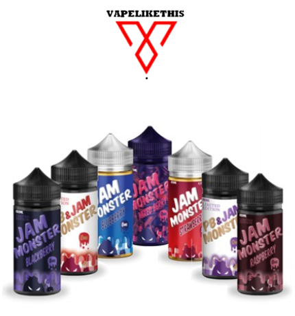 VapeLikeThis US Flavour Jam Monster Ice Monster Fruity Creamy Series ...