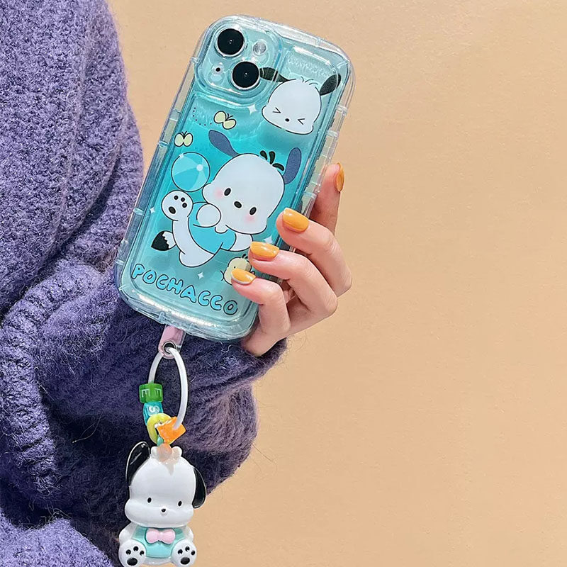 Kuromi Hello KItty cartoon puppy cute hanging ornament Mobile phone ...