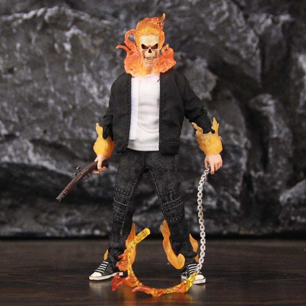 Custom ML Legends Punk Ghost Rider 6 เสื้อผ้าตุ๊กตาขยับแขนขาได้กางเกง ...
