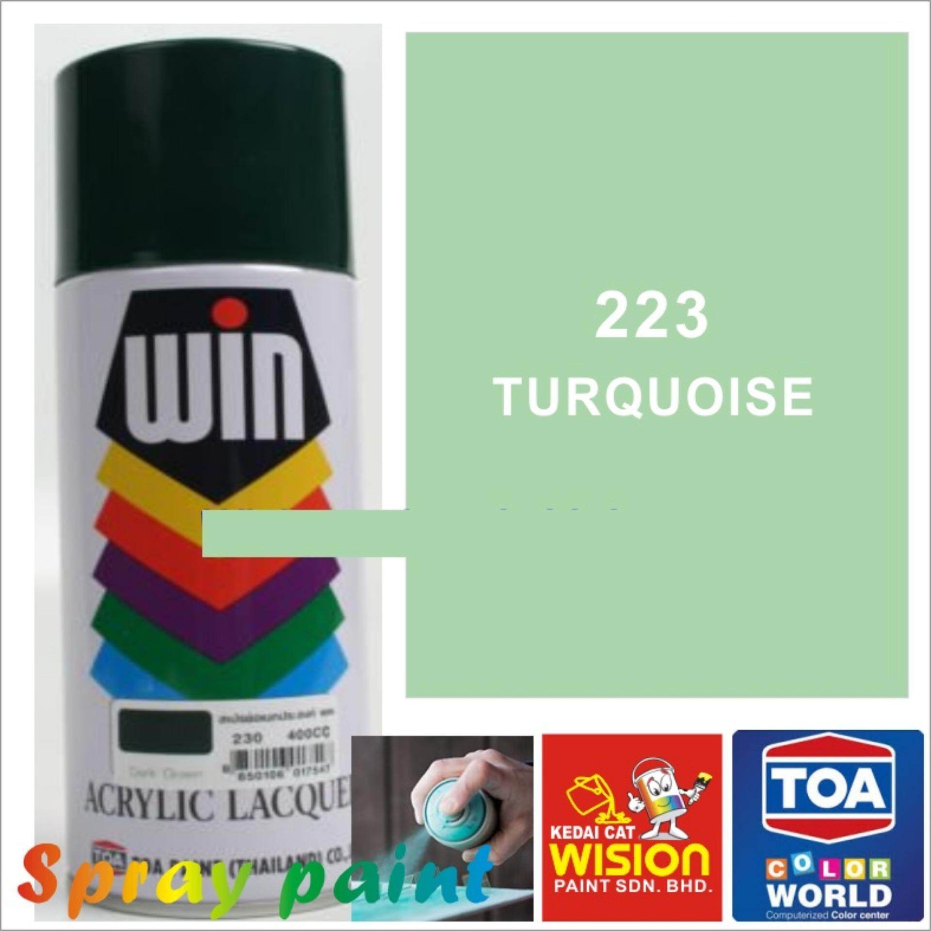 TOA Win All-Purpose Aerosol Spray 400ml - 223 Turquoise | Lazada