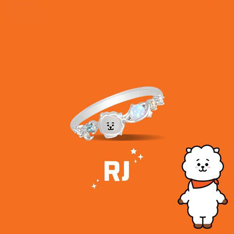 SHIDOMI Kpop Merch 2022 BTS Bangtan Boys BT21 Ring for Women Jewelry ...