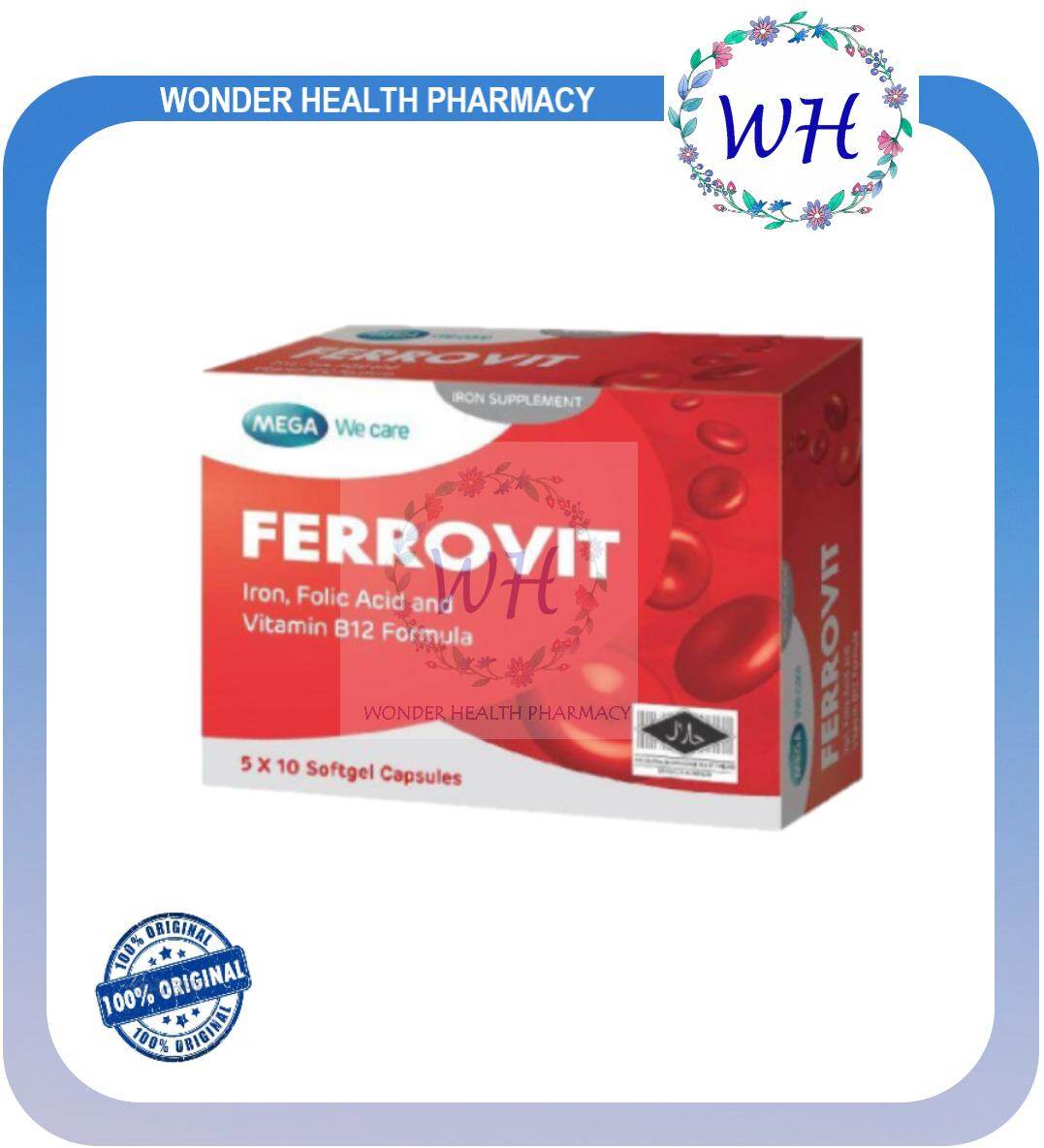 Bio-Life BioLife Bio Life Mega Ferrovit (5x10s) ORIGINAL | Lazada