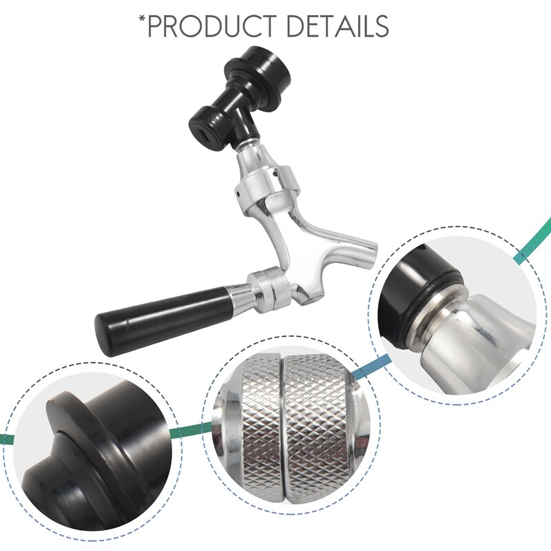 Beer Faucet Ball Lock Kit, Homebrew Draft Beer Tap Cornelius & Corny ...