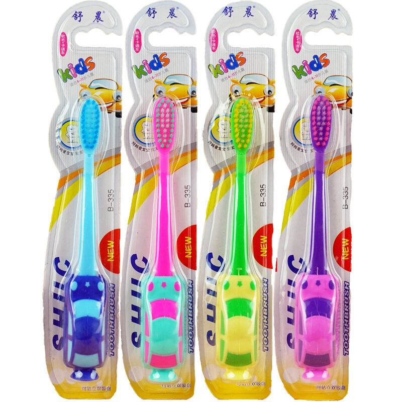 Children's Toothbrush toothpaste Soft Hair Cartoon Kids Girls Boys ...