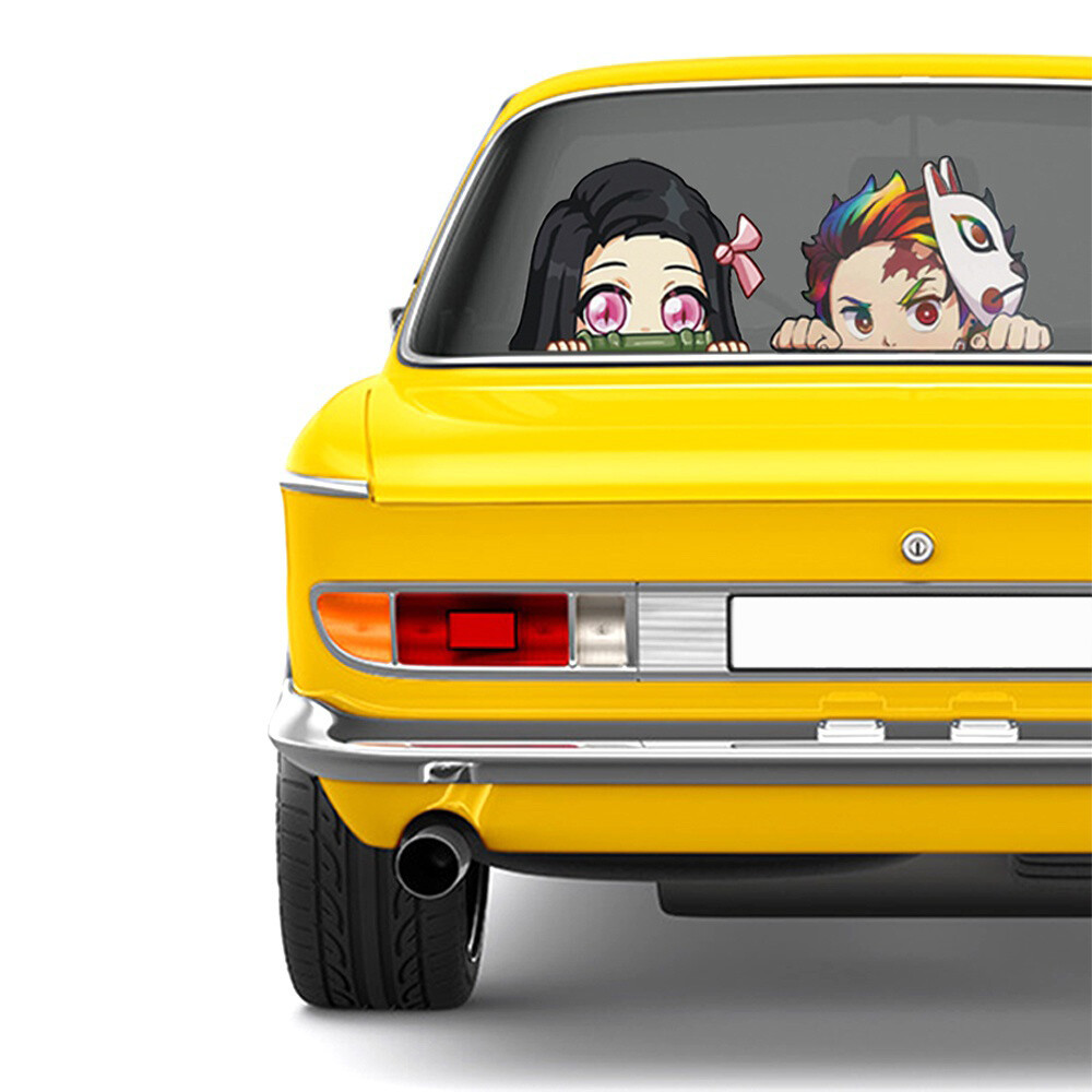 2sql 13Styles Rear Windshield Trunk Stickers Nezuko Kamado Demon Slayer ...