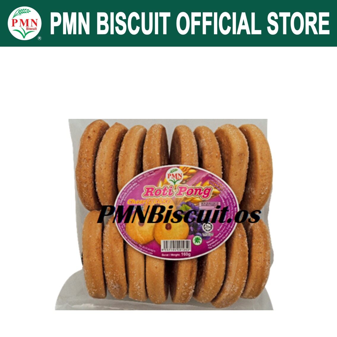 160g Roti Pong/Cheerly Cake. Traditional. 传统大光饼 光酥饼 碰饼 PMN Biscuit ...