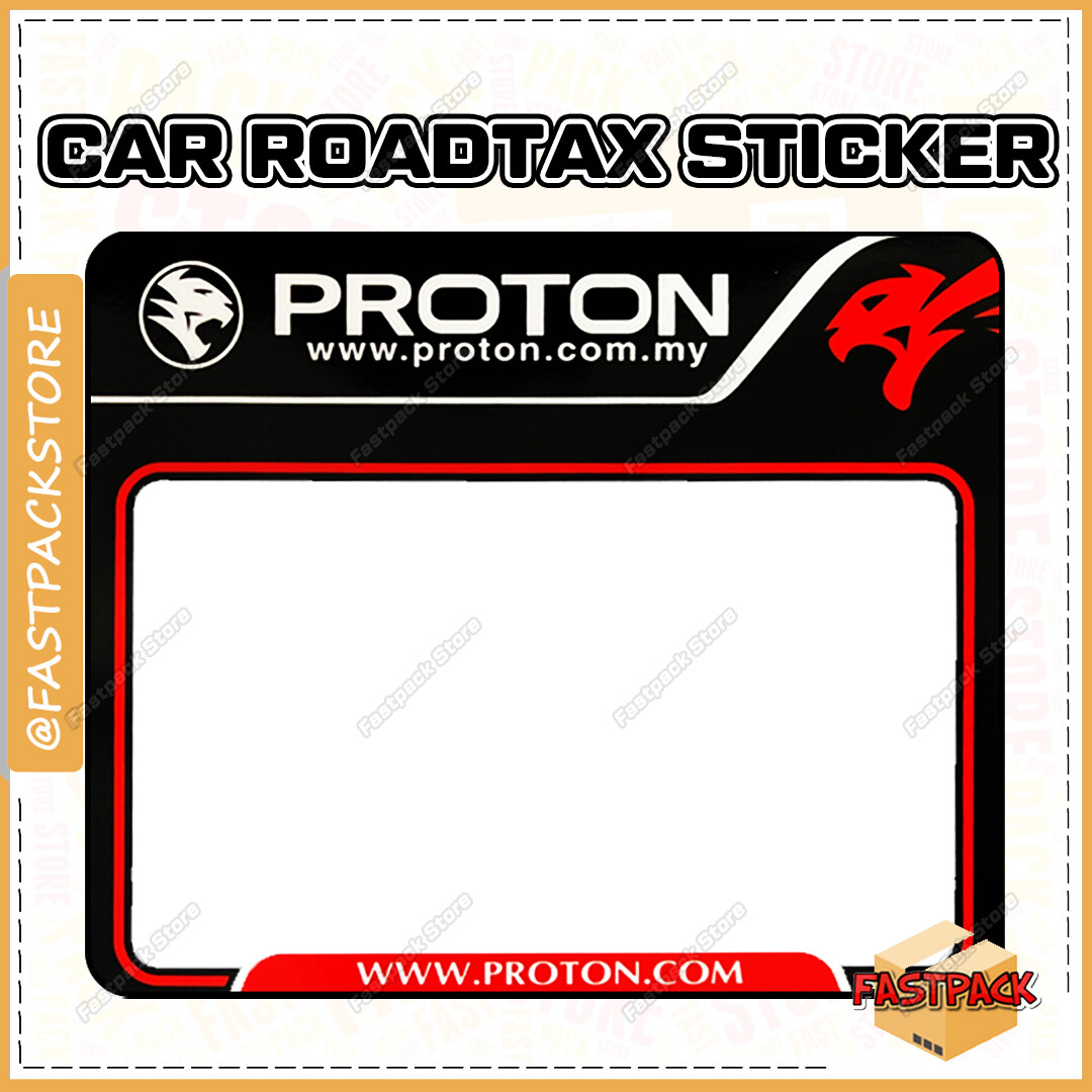 🔥 Proton Roadtax Sticker Kereta Universal Vehicle Roadtax Sticker ...