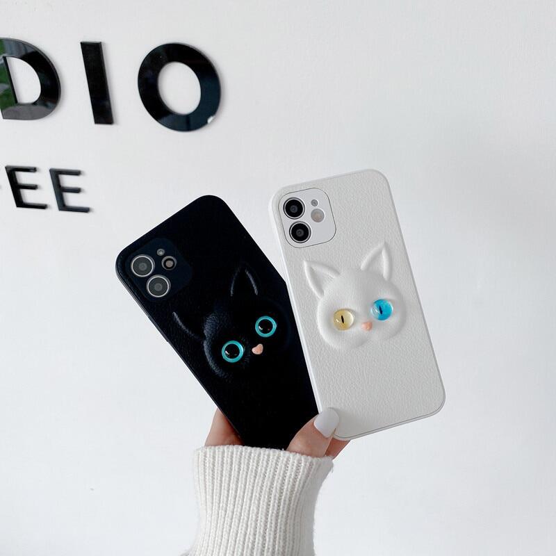 HOCE Lovely Weird Cat Case Really Cool Fashion Cover For Apple iPhone ...