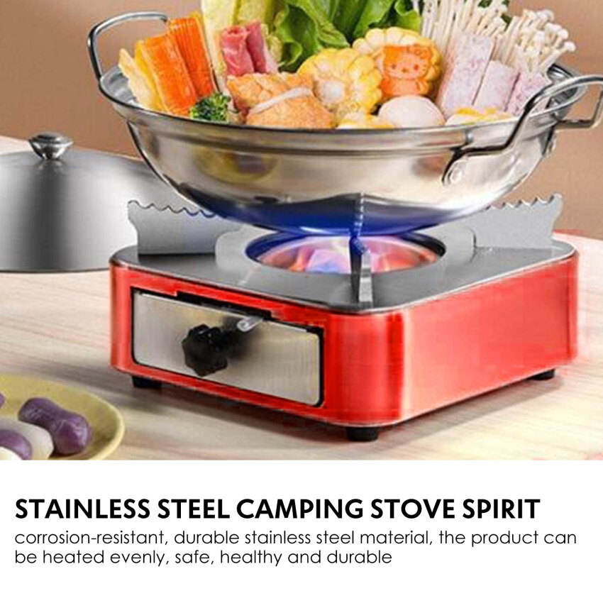 Portable Alcohol Stove, Ultralight Camping Stove, Spirit Cooker ...