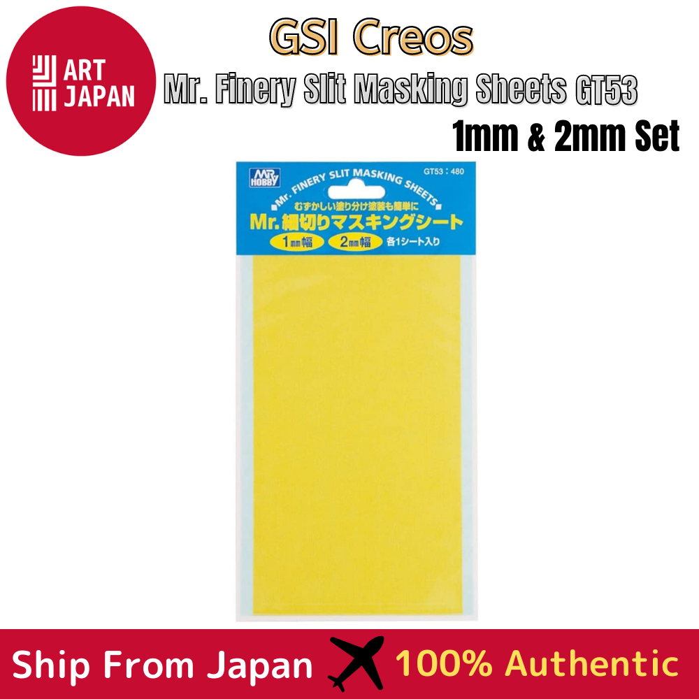GSI Creos Mr. Finery Slit Masking Sheets GT53 Width of 1mm & 2mm Set ...