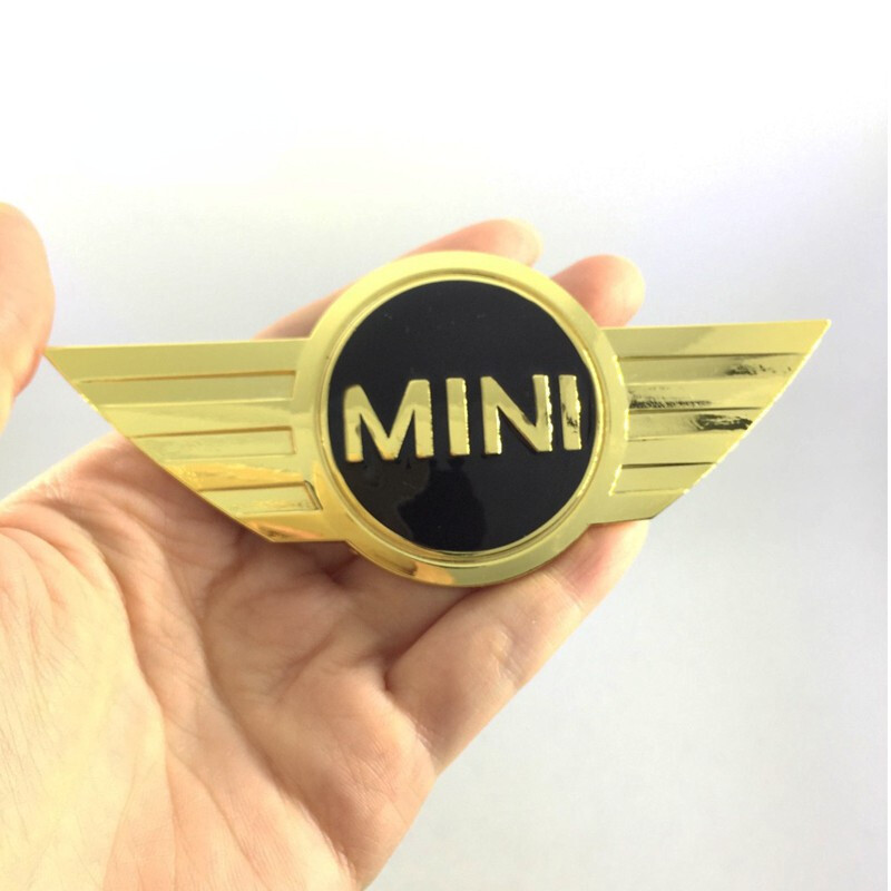 ZR 1 x Metal MINI Wings Logo Car Front Trunk Emblem Badge Sticker Decal ...