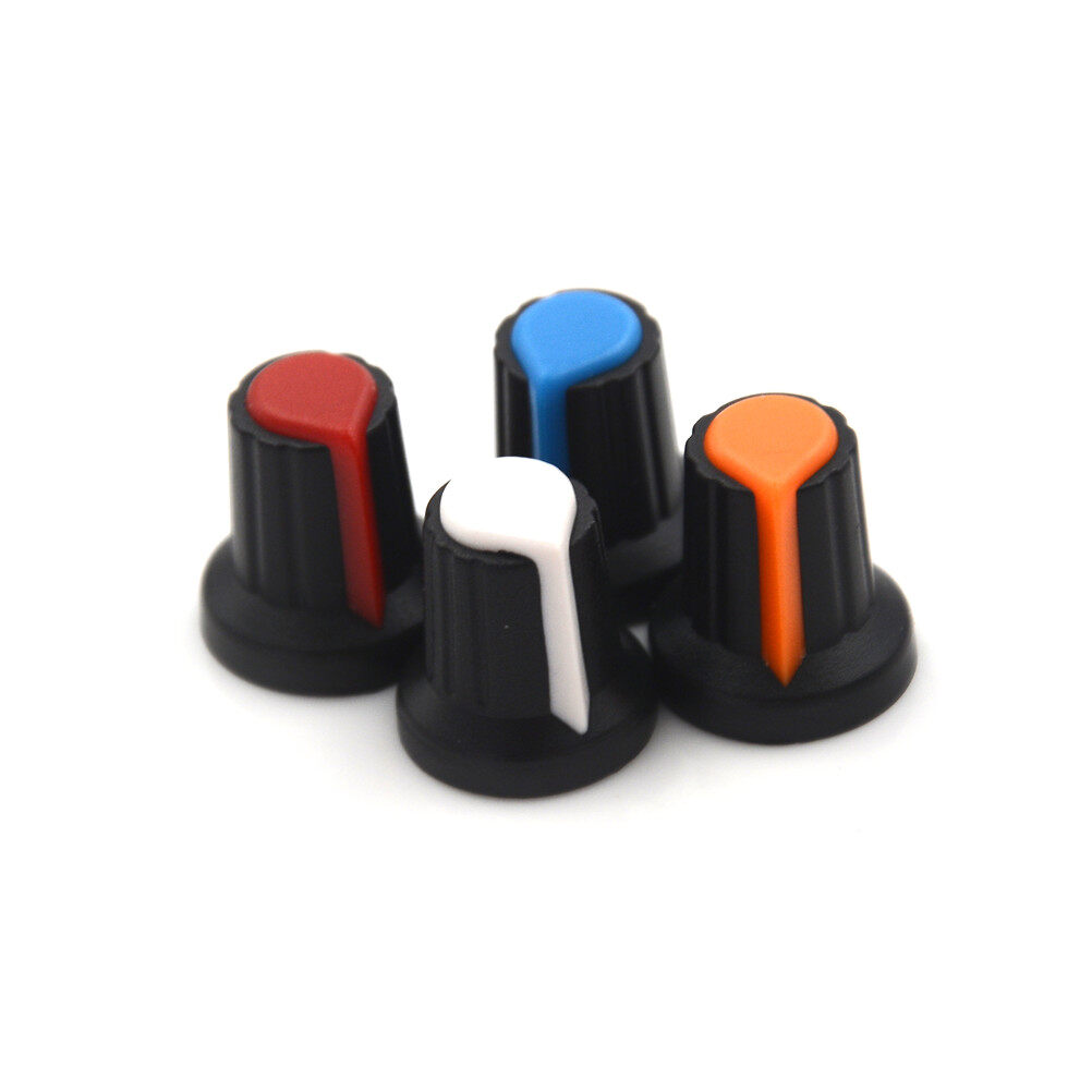 LngBo 10Pcs 15mmx17mm Potentiometer Shaft Control Rotary Knob Cap ...