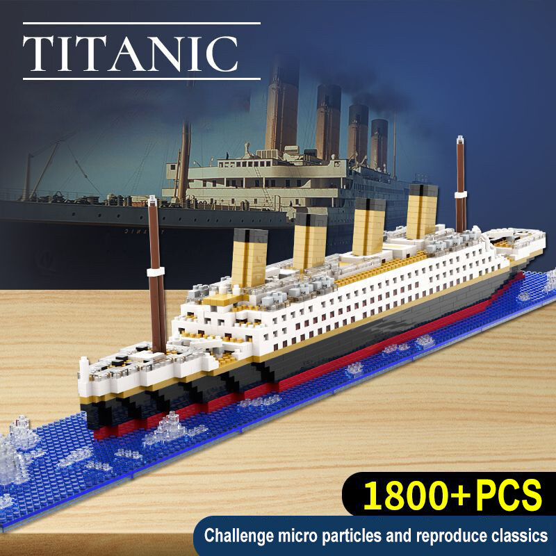 Titanic Building Blocks Assembled Toys Giant Boys and Girls Puzzle ...