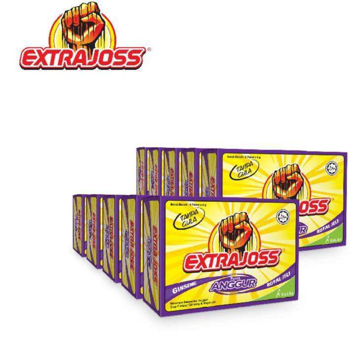 EXTRA JOSS RASA ANGGUR 1X10 BOX | Lazada