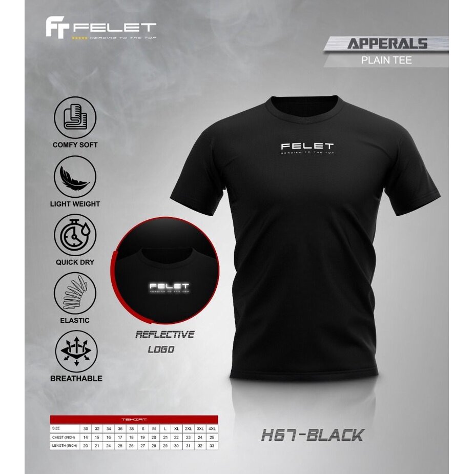 FELET FLEET Jersey Jersi Baju Murah H67 with Illuminating Logo | Lazada