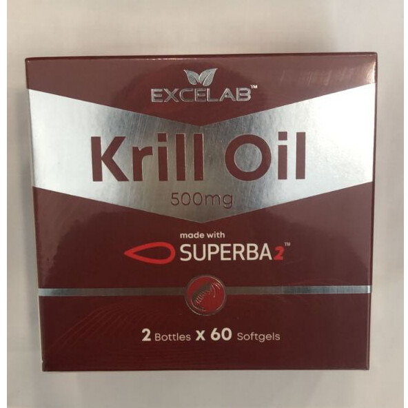 EXCELAB KRILL OIL 60SOFTGELS [ONE pack / TwinPack] | Lazada